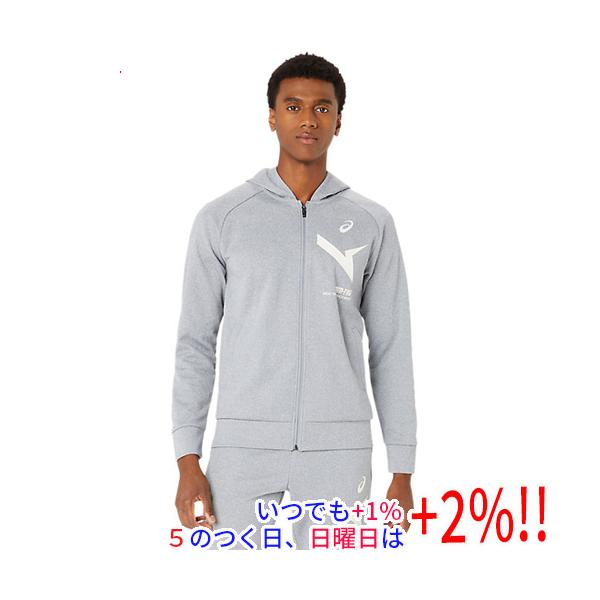 【商品名：】asics アシックス XLサイズ A-I-Mポリエステルスウェットフルジップフーディー 2031E545 シートロックヘザー　／　【商品状態：】新品　／　【検索用キーワード：】≪即納≫ XLサイズ A-I-Mポリエステルスウェ...