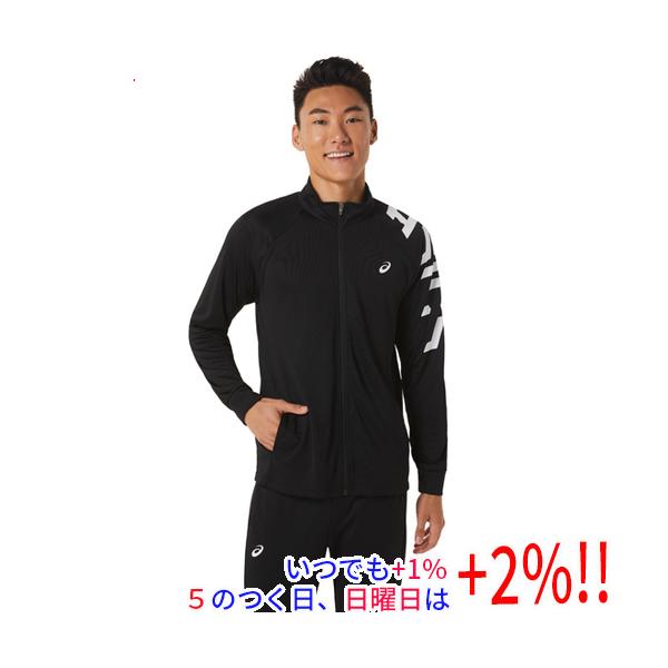 【商品名：】asics アシックス Mサイズ HEXグラフィックドライニットジャケット 2031D829 パフォーマンスブラック　／　【商品状態：】新品　／　【検索用キーワード：】≪HEX GRAPHIC DRY KNIT JACKET 即...