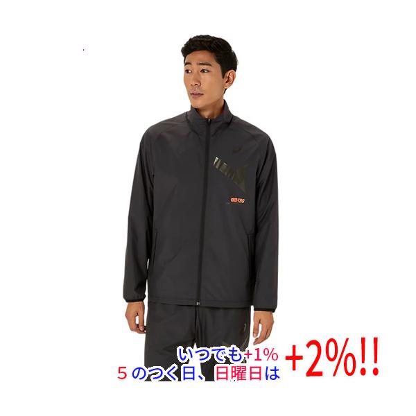 【商品名：】asics アシックス S サイズ AIM-TRG裏トリコットウインドブレーカージャケット 2031E730 ブラック×ガンメタル　／　【商品状態：】新品　／　【検索用キーワード：】≪即納≫ Sサイズ AIM-TRG裏トリコット...