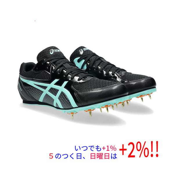 【商品名：】asics アシックス 25.0cm 陸上スパイク EFFORT 13 1093A167 ブラック/イルミネイトミント　／　【商品状態：】新品　／　【検索用キーワード：】≪即納≫ 25.0cm 陸上スパイク EFFORT 13 ...