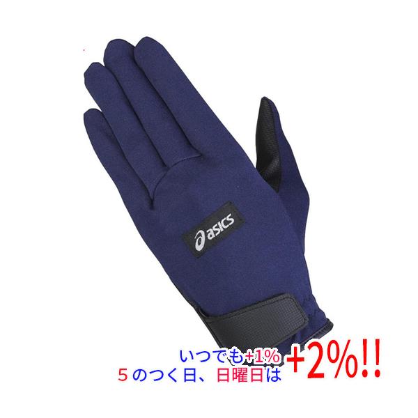 【商品名：】asics アシックス Lサイズ グラウンドゴルフ スタンダードグローブ 3283A227 ネイビー　／　【商品状態：】新品　／　【検索用キーワード：】≪即納≫ Lサイズ グラウンドゴルフ スタンダードグローブ 3283A227...