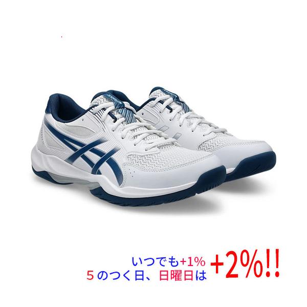【商品名：】asics アシックス 26.0cm バレーボールシューズ GEL-ROCKET 12 1073A080 ホワイト/マコ ブルー　／　【商品状態：】新品　／　【検索用キーワード：】≪即納≫ 26.0cm バレーボールシューズ G...