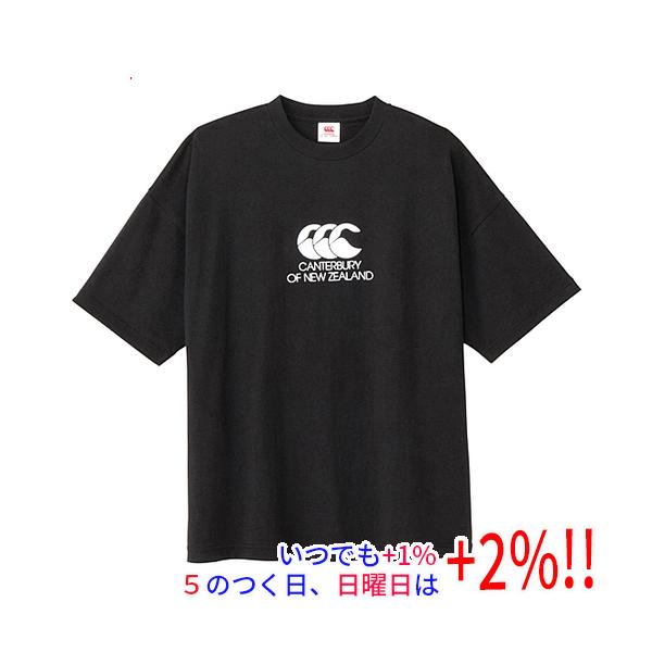【商品名：】CANTERBURY カンタベリー XL サイズ ショートスリーブヘビークルーティー RA325150 ブラック　／　【商品状態：】新品　／　【検索用キーワード：】≪即納≫ XLサイズ ショートスリーブヘビークルーティー RA3...