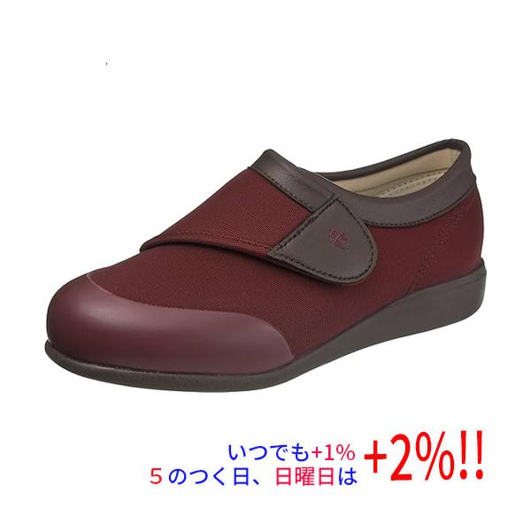 【商品名：】ASAHI アサヒシューズ 23.5cm レディース 快歩主義 リハビリ 介護シューズ KS22181 KHS L049 WN ワイン　／　【商品状態：】新品　／　【検索用キーワード：】≪リハビリシューズ 介護靴 即納≫ 23....