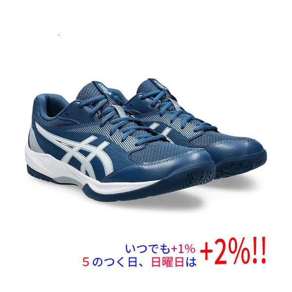 【商品名：】asics アシックス 27.5cm ハンドボールシューズ GEL-TASK 4 1071A103 マコ ブルー/ホワイト　／　【商品状態：】新品　／　【検索用キーワード：】≪即納≫ 27.5cm ハンドボールシューズ GEL-...