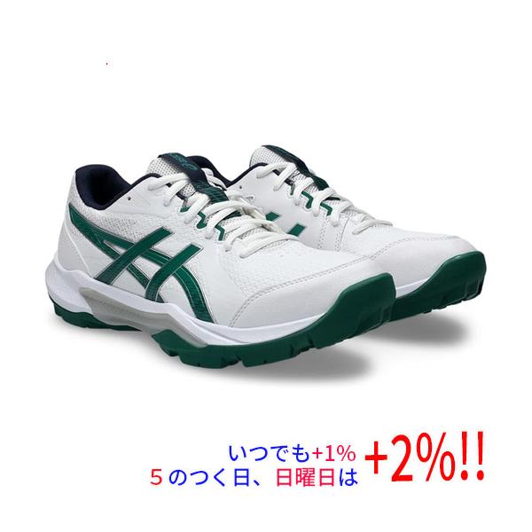 【商品名：】asics アシックス 25.0cm ハンドボールシューズ GEL-PEAKE 3 1113A057 ホワイト/ジャスパー グリーン　／　【商品状態：】新品　／　【検索用キーワード：】≪即納≫ 25.0cm ハンドボールシューズ...
