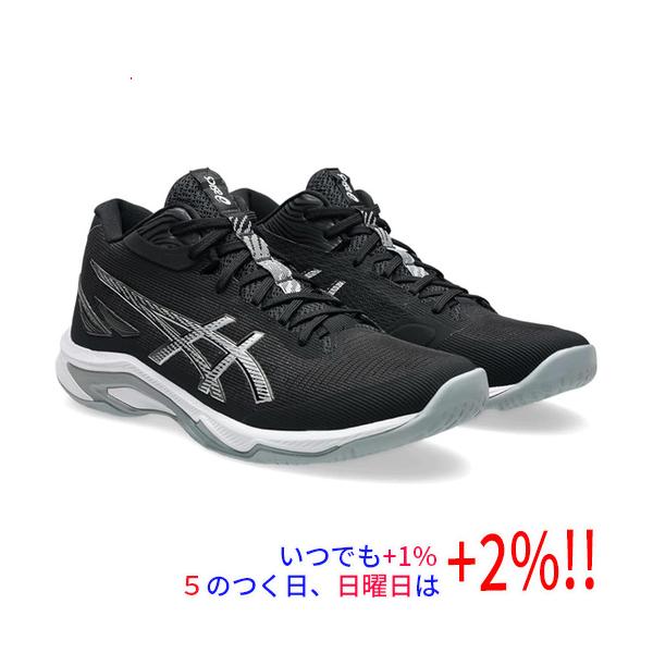 【商品名：】asics アシックス 25.5cm バレーボールシューズ NETBURNER BALLISTIC FF MT 4 1053A071 ブラック/ホワイト　／　【商品状態：】新品　／　【検索用キーワード：】≪即納≫ 25.5cm ...