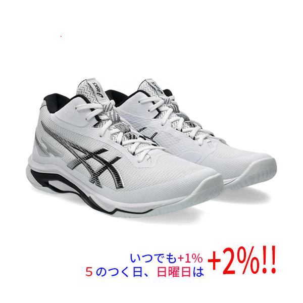 【商品名：】asics アシックス 27.5cm バレーボールシューズ NETBURNER BALLISTIC FF MT 4 1053A071 ホワイト/ブラック　／　【商品状態：】新品　／　【検索用キーワード：】≪即納≫ 27.5cm ...