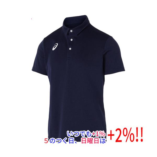 【商品名：】asics アシックス S サイズ ドライ半袖ポロシャツ TEAM POLO SHIRT 2031E953 ピーコート　／　【商品状態：】新品　／　【検索用キーワード：】≪即納≫ Sサイズ ドライ半袖ポロシャツ TEAM POL...