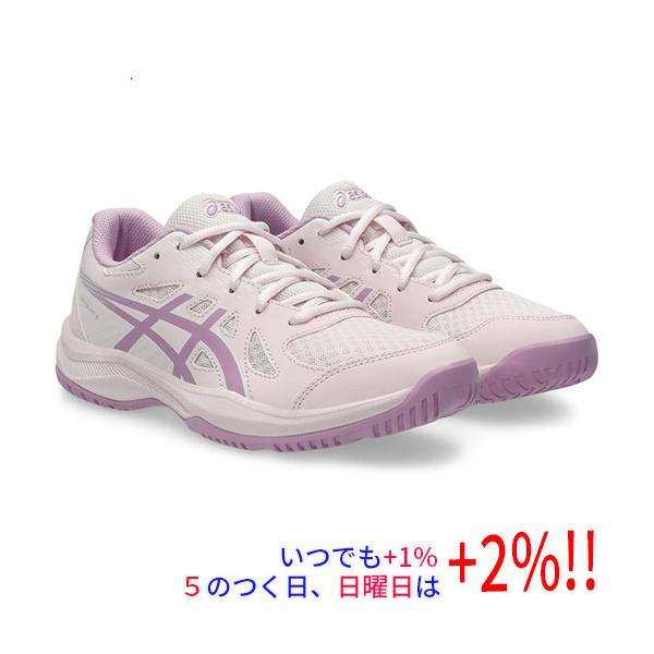 【商品名：】asics アシックス 21.5cm バレーボールシューズ ジュニア UPCOURT 6 GS 1074A045 ペールピンク/ライトウベ　／　【商品状態：】新品　／　【検索用キーワード：】≪アップコート 6 GS 即納≫ 21...