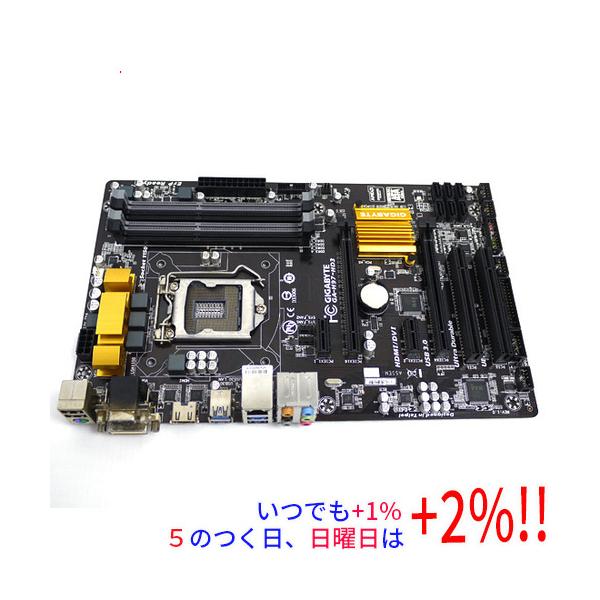 【商品名：】GIGABYTE マザーボード GA-H97-HD3 Rev.1.0　／　【商品状態：】動作確認済みの中古品です。／ ／ ※中古品ですので、傷、汚れ等ある場合がございます。／ ご理解の上、ご検討お願いします。　／　【検索用キーワ...