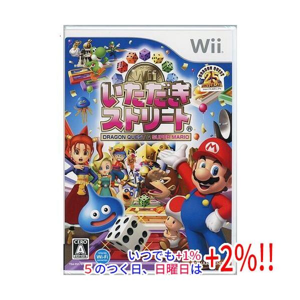 【商品名：】いただきストリートWii　／　【商品状態：】新品です。／／※本商品は、製品の性質上、開封後の返品はお受けできませんのでご了承ください。　／　【検索用キーワード：】≪スクウェア・エニックス 即納≫ いただきストリートWii　／　