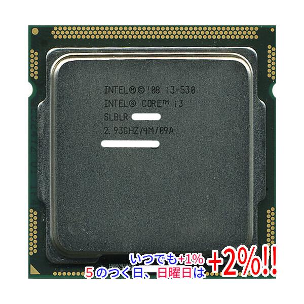 【商品名：】Core i3 530 2.93GHz 4M LGA1156 73W SLBLR　／　【商品状態：】動作確認済の中古品です。／ ／ CPU本体のみです。(箱・説明書等は付属しません)/動作確認済み。　／　【検索用キーワード：】≪...