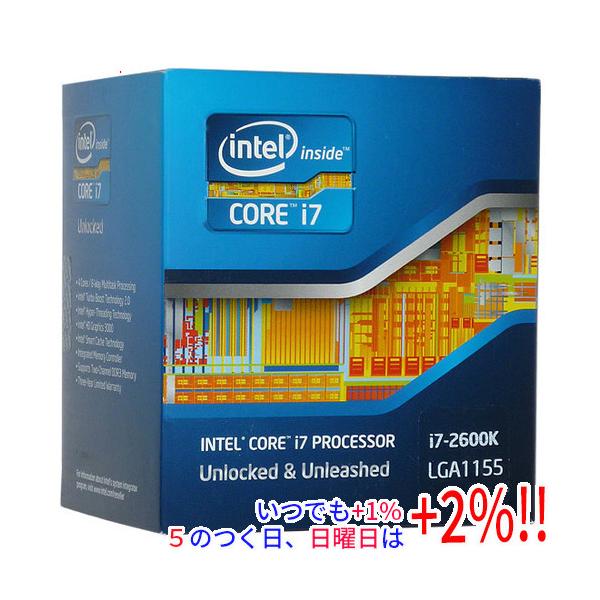 【商品名：】Core i7 2600K 3.4GHz LGA1155 SR00C 元箱あり　／　【商品状態：】動作確認済みの中古品です。　／　【検索用キーワード：】≪intel インテル CPU BOX≫ Core i7 2600K BOX　／　