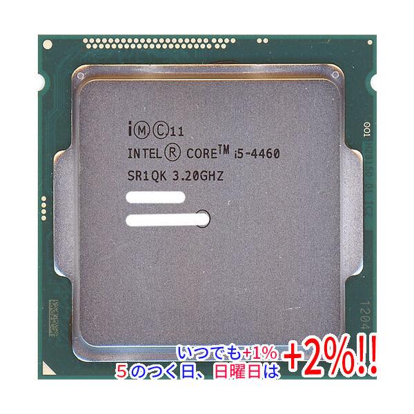 【商品名：】Core i5 4460 3.2GHz 6M LGA1150 84W SR1QK　／　【商品状態：】動作確認済みの中古品です。／ ／ ※中古品ですので、傷、汚れ等ある場合がございます。／ ご理解の上、ご検討お願いします。　／　【...