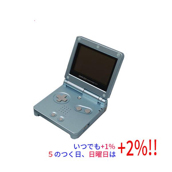 【商品名：】任天堂 ゲームボーイアドバンスSP パールブルー 本体のみ　／　【商品状態：】動作確認済みの中古品です。／ ／ ※中古品ですので、傷、汚れ等ある場合がございます。／ ご理解の上、ご検討お願いします。　／　【検索用キーワード：】≪...