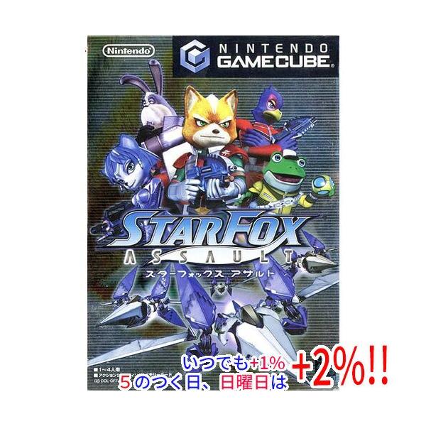 【商品名：】スターフォックス アサルト ゲームキューブ　／　【商品状態：】開封済みの中古品です。☆ケース・説明書付き！／／※本商品は、製品の性質上、返品はお受けできませんのでご了承ください。　／　【検索用キーワード：】≪レア任天堂 ソフト≫...