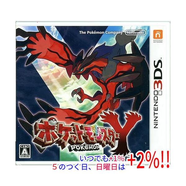 【商品名：】ポケットモンスター Y 3DS　／　【商品状態：】新品です。／／※本商品は、製品の性質上、開封後の返品はお受けできませんのでご了承ください。　／　【検索用キーワード：】≪任天堂 ニンテンドー3DS ソフト≫ ポケットモンスター ...