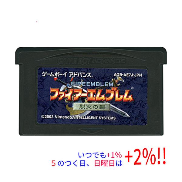 【商品名：】ファイアーエムブレム 烈火の剣 GBA  ソフトのみ　／　【商品状態：】開封済みの中古品です。※ソフトのみの出品です。／／※本商品は、製品の性質上、返品はお受けできませんのでご了承ください。　／　【検索用キーワード：】≪レア F...