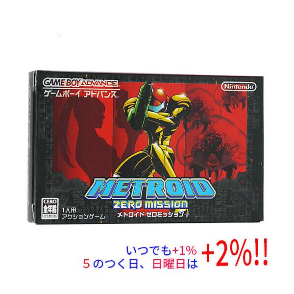 【商品名：】メトロイド ゼロミッション GBA　／　【商品状態：】開封済みの中古品です。☆箱・説明書付き！※画像はイメージです。／／ ※本商品は、製品の性質上、返品はお受けできませんのでご了承ください。　／　【検索用キーワード：】≪希少！ ...