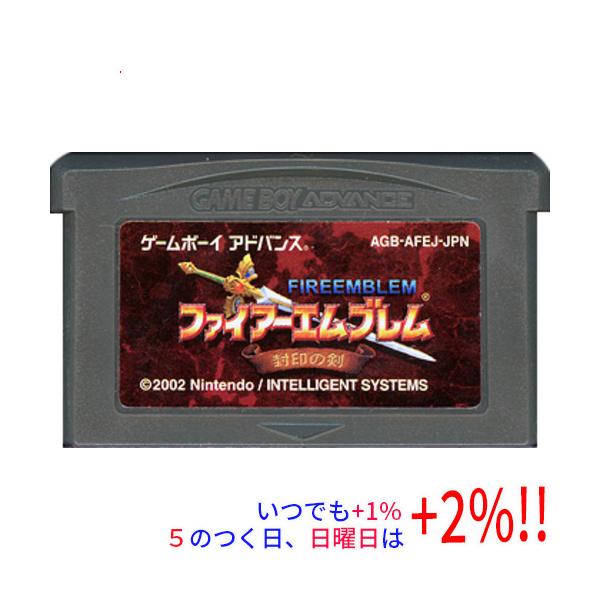 【商品名：】ファイアーエムブレム 封印の剣 GBA  ソフトのみ　／　【商品状態：】開封済みの中古品です。※ソフトのみの出品です。／／※本商品は、製品の性質上、返品はお受けできませんのでご了承ください。　／　【検索用キーワード：】≪レア F...
