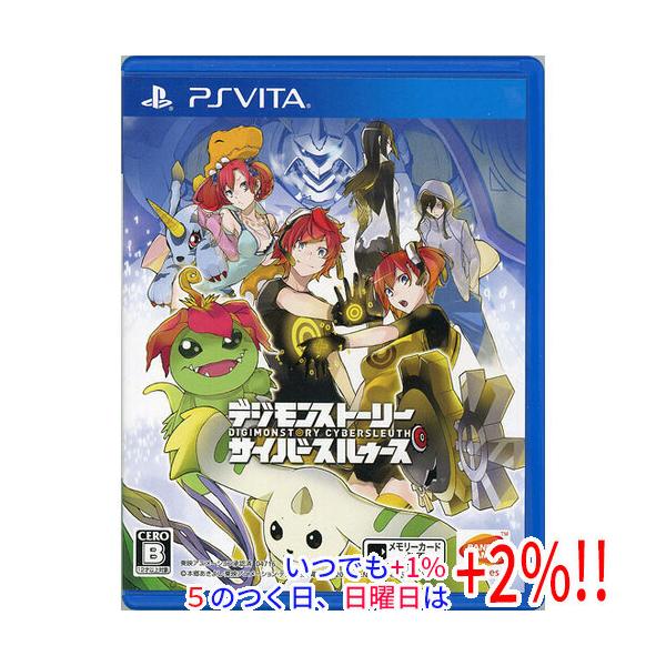 【商品名：】デジモンストーリー サイバースルゥース PS Vita　／　【商品状態：】開封済みの中古品です。☆ケース・説明書付き！／／※本商品は、製品の性質上、返品はお受けできませんのでご了承ください。　／　【検索用キーワード：】≪Play...