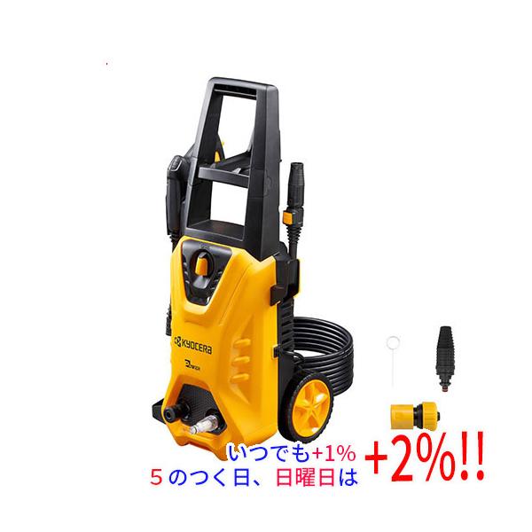 大きなハンドルとタイヤが付いて持ち運びがしやすく、高圧ホースがワンタッチで着脱できるので準備・後片付けが楽です。壁・塀・玄関周りの洗浄や小型の農業機械の洗浄。前面にホース接続部を集約しました。専用高圧ホースを本体側・ガン側ともにワンタッチで...