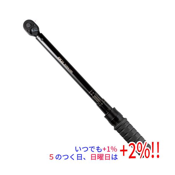両回転対応型で右ネジ・左ネジのトルク測定が可能です。ボルト・ナットの規定トルク値での正確な締め付け作業。目を引く美しいブラックボディに金色の目盛り表示なので視認性は抜群です。トルク設定範囲は20〜140N・mというワイドレンジモデルで幅広い...
