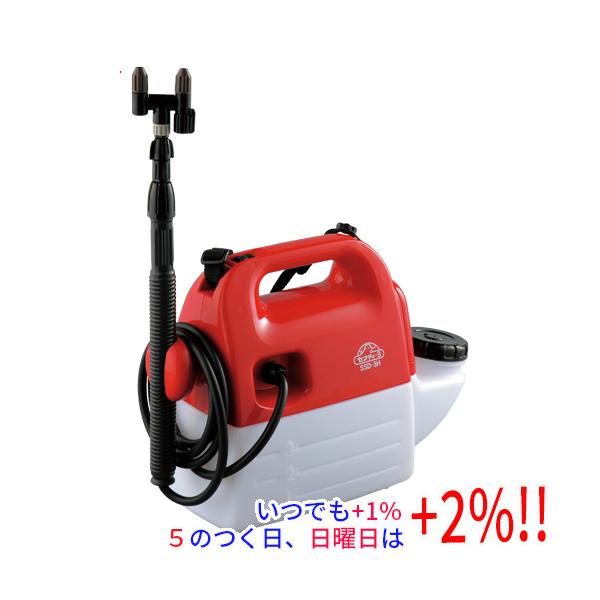 ミクロの噴霧粒子で、葉のすみずみまで効率よく散布します。庭木・草木の殺虫・消毒作業。噴霧圧が高い為、ミクロの霧で隅々まで効率よく噴霧作業ができます。ノズル部を付け替えれば除草用噴口(別売)が取付可能です。ハイパワータイプの為、噴霧量約2倍(...