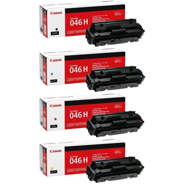 新品 メーカー 純正 CANON キャノン トナー カートリッジ CRG-046H 4色 セット CRG-046HBLK CRG-046HCYN CRG-046HMAG CRG-046HYEL LBP651C LBP652C LBP654C...