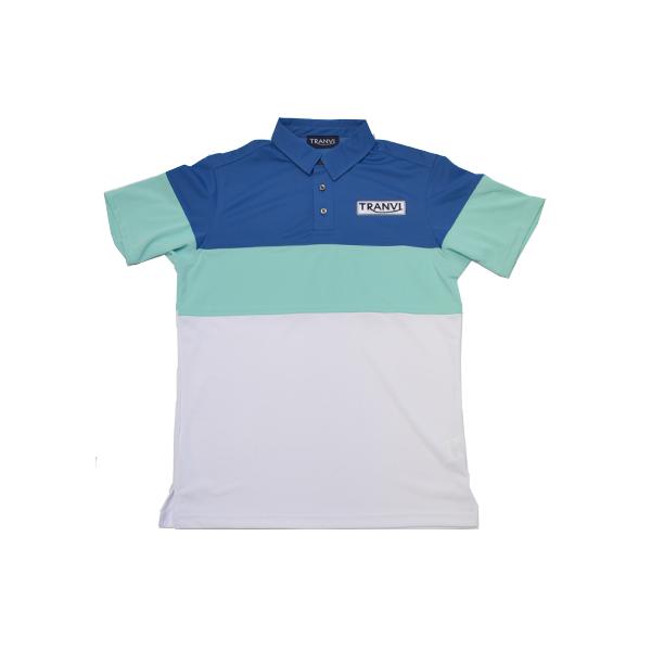 素材：100% Polyesterカラー：Blue/Mint/Whiteサイズ48 M（着丈:約71cm , 身幅:約53cm）50 L（着丈:約72cm , 身幅:約56cm）52 LL（着丈:約75cm , 身幅:約59cm）54 3L...