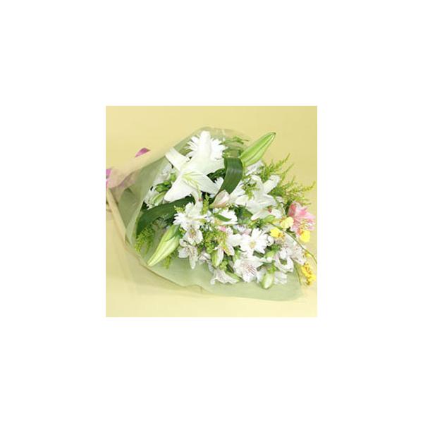 供花「お供え花束シンパシー」【主な用途】通夜 葬儀 四十九日 法要 法事 一周忌 お盆 初盆 新盆 彼岸【お通夜・ご葬儀などのお供え物】電報・弔電・お悔やみ電報・通夜・通夜式・葬儀・葬式・前夜式・告別式・ミサ・社葬・法事・法要・弔事・お供え...
