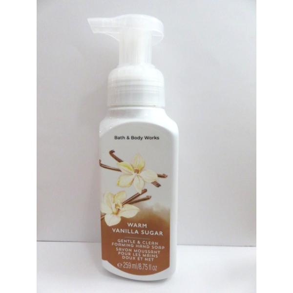 Bath &amp; Body Works バス＆ボディワークスジェントルフォーミングハンドソープ★泡で出るタイプのハンドソープです★【香り：WARM VANILLA SUGAR ウォームバニラシュガー】クリーミーバニラ・スパークリングシュ...