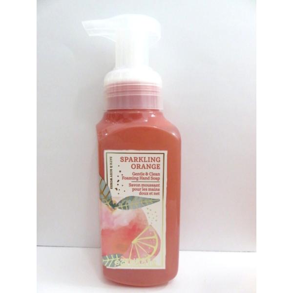 Bath &amp; Body Works バス＆ボディワークスジェントル＆クリーンフォーミングハンドソープ★泡で出るタイプのハンドソープです★【香り：SPARKLING　ORANGE　スパークリングオレンジ】　　フレッシュオレンジ、スパー...
