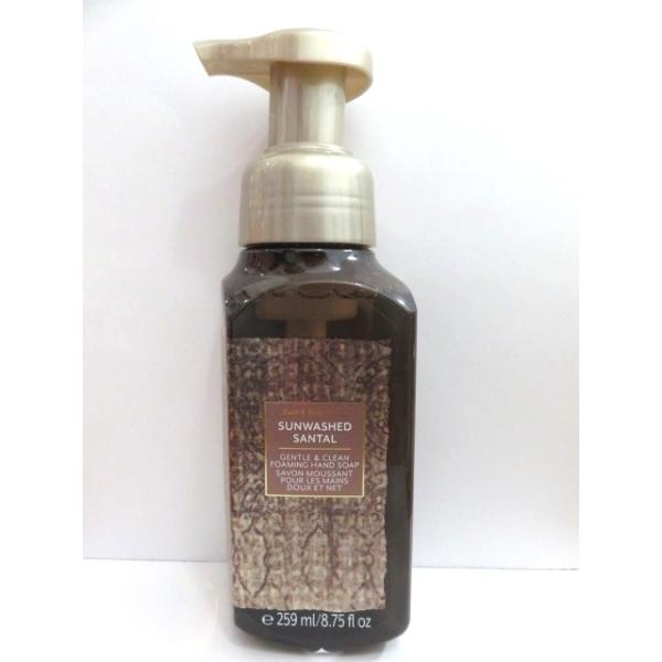 Bath &amp; Body Works バス＆ボディワークスジェントル＆クリーンフォーミングハンドソープ★泡で出るタイプのハンドソープです★【香り：SUNWASHED　SANTAL　サンウォッシュ　サンタール】　　イタリアンベルガモット...