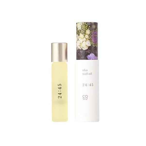 甘く夢見るような幸福感へ誘うラベンダー、バニラの香りのウカのネイルオイル24：45 ニイヨンヨンゴです。プレゼントやギフトにもぴったりです。明日もお仕事。すぐにでも寝たい時間。でもネイルケアだって欠かしたくない。さっと塗れて落ち着いた眠りへ...