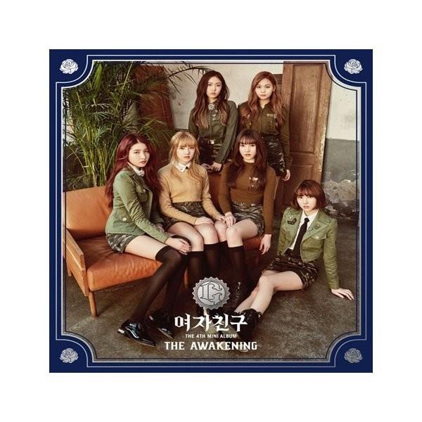 GFRIEND( ヨジャチング )、4枚目のミニ・アルバム『THE AWAKENING』- 64Pブックレット(ヴァージョン別)- ポストカード7枚セット(ヴァージョン別)- フォトカード2枚(21種のうち2種ランダム/ヴァージョン共通)D...