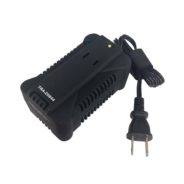 □商品仕様●入力電圧：110V〜130V　50／60Hz●出力電圧：100V　50／60Hz●容量：100VA（100W）（最大）●入力対応プラグ：Aタイプ●コード長：約60cm●質量：459g（本体のみ）●保護機能：サーキットプロテクター...