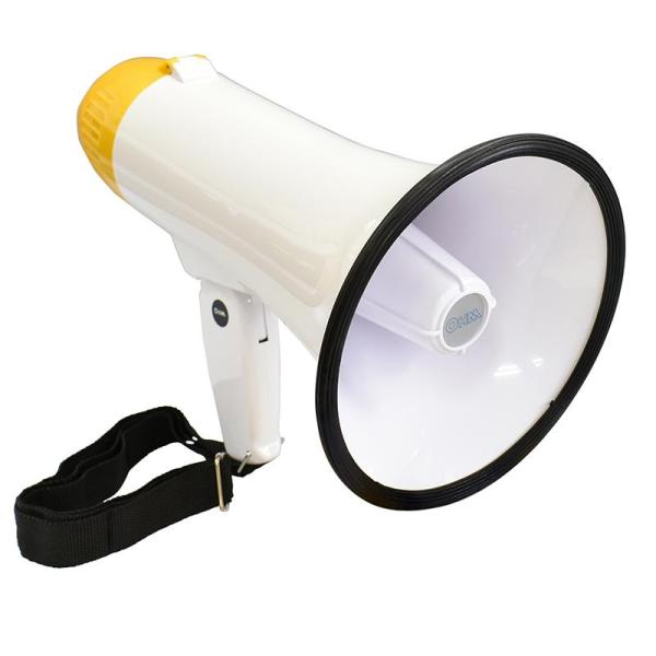□商品仕様●出力：最大5W●電源：単2形乾電池×4本（別売）●マイクロホン：コンデンサーマイクロホン●有効距離：約100m（周囲の状況により異なります）●電池寿命：アルカリ乾電池使用時、約6時間（使用状況により異なります）●機能：警報アラー...