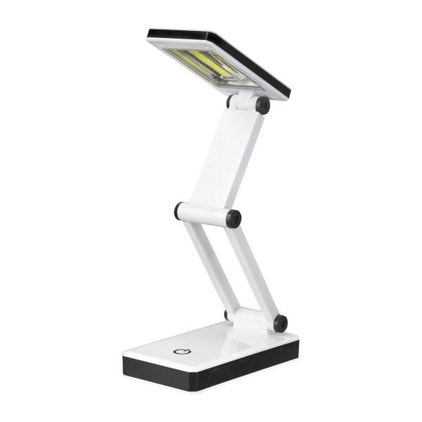 □特長●折りたたんで持ち運べるライト●広く照らすCOB LEDパネル●タッチで切替え3段階調光●2WAY電源 電池&amp;amp;USB□商品仕様●電源：DC5V(USB) / 単三形乾電池×4本(別売)●連続点灯時間：HI 約4時間 /...