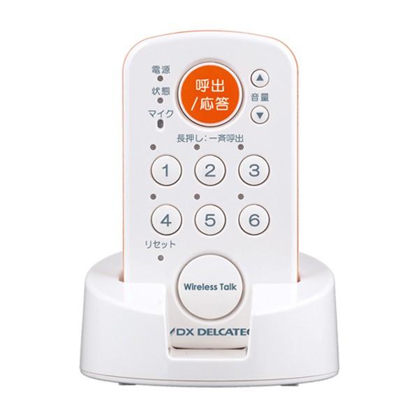 □商品仕様●周波数：1,895.616〜1,902.528MHz(1.728MHz step)●通話可能距離：100m(見通し)●登録可能台数：親機に対して最大6台(子機+簡易移動機〈別売〉)●防水性能：IPX4(防沫型)(充電台は除く)●...