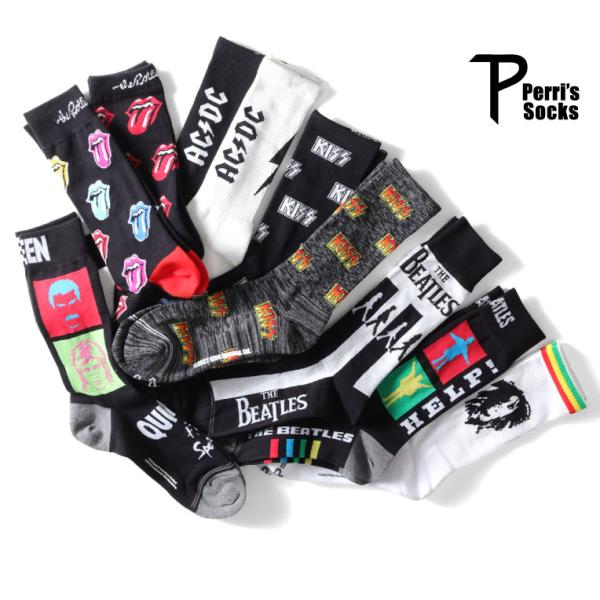 【商品】PERR2431 LICENSES SOCKS / ライセンスソックス商品説明様々なアーティストのロゴやモチーフを落とし込んだクルーソックス。生産国：中国素材：商品画像に記載 サイズ/大きさ(cm)FREE：約25.0〜29.5cm...