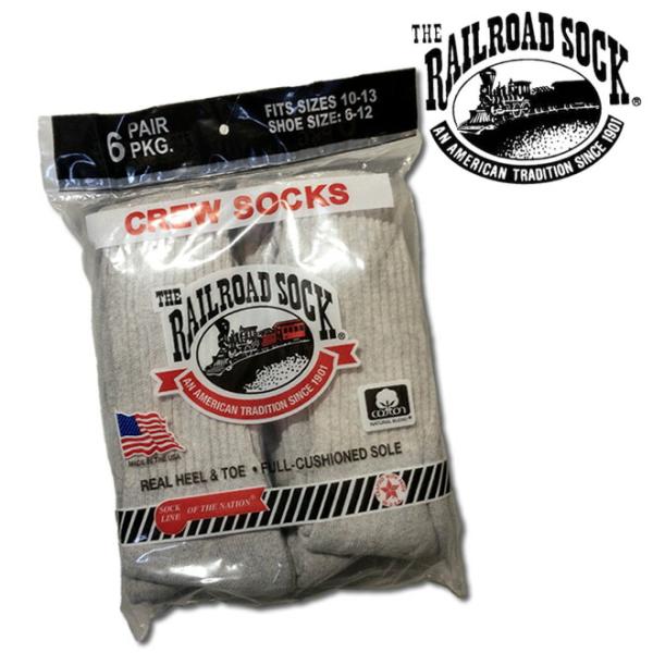 【商品】RS6072 6PAIR CREW SOCKS / 6ペア クルーソックス1901年に設立されたアメリカ、ミズーリ州の老舗ソックスメーカー「レイルロードソック(RAILROAD SOCK)」は 鉄道作業員用ソックスの生産からスタート...