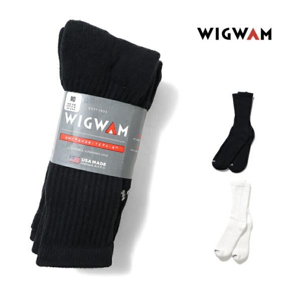 【商品】wg-s1077 CREW 3P SOCKS / クルーソックス 3足ブランド【WIGWAM】ウィスコンシン州に拠点に置く、1905年より続くアメリカのソックスブランド。ウィグワムは近年アメリカ国内のメーカーが質を犠牲にコストを抑え...