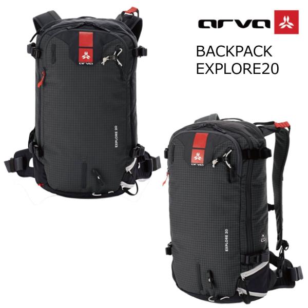 アルバ バックパック エクスプロー 20L ブラック ARVA BACKPACK EXPLORE20 20L Black バックパック リュック トレッキング ハイキング 1-2Day軽量 コンパクト あらゆる冒険に準備万端！