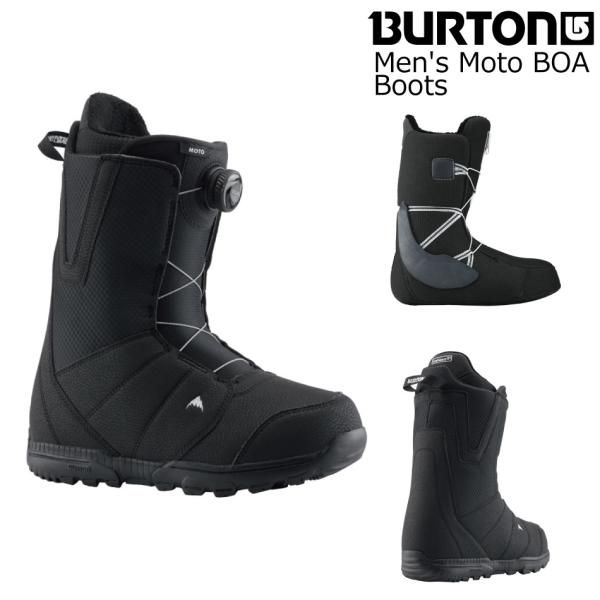 25-26 バートン ボードブーツ モト ボア ブラック ワイド BURTON Men's Moto Boa Wide Black ステップオン ブラック スノボー ブーツ メンズ25-26モデル SALEスタート すぐにお届けできます