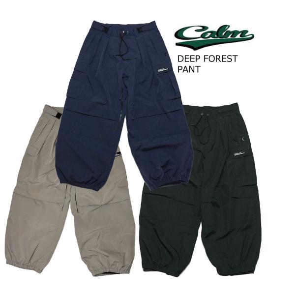 予約商品 26-27 カーム ボードパンツ ディープフォレスト パンツ ボードウエア CALM DEEP FOREST Pant あり 平岡卓 赤田佑弥 27Snow26-27モデル 早期予約が1番お得です