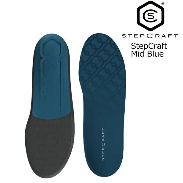 ステップクラフト ミッド ブルー StepCraft Mid Blue 強さ 優しさ 両立 スタンダードモデル カットして使う スニーカー 中敷足本来の動きの実現をサポートする