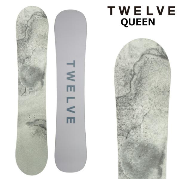 予約商品 26-27 トゥエルブ スノーボード クイーン TWELVE QUEEN ツイン キャンバー オールラウンド パーク 27Snow 小賀坂 大石 智代 畠山恵美 嶌崎 将太26-27モデル 早期予約が1番お得です