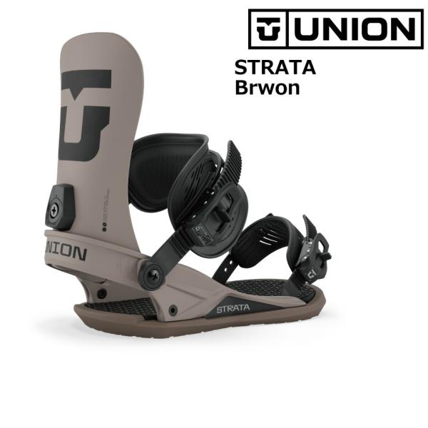 予約商品 26-27 ユニオン ビンディング ストラータ ブラウン UNION STRATA Brown メンズ レディース スノーボード フリースタイル 27Snow26-27モデル 早期予約が1番お得です